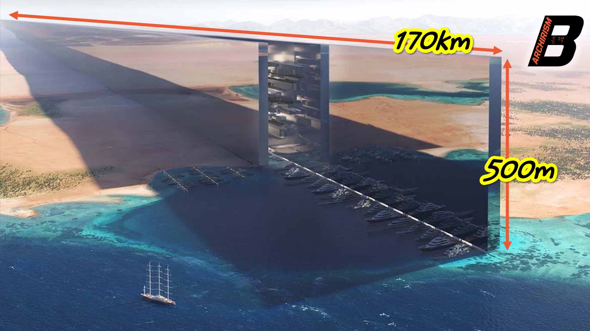 300조원 사우디 첨단 미래 도시 THE LINE - 홈 라이프 매거진 PHM ZINE